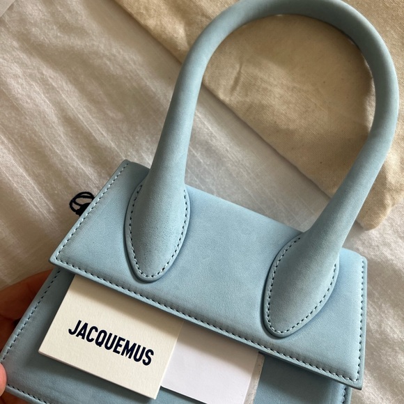 Jacquemus | Bags | New Jacquemus Le Chiquito Moyen Light Blue Top ...
